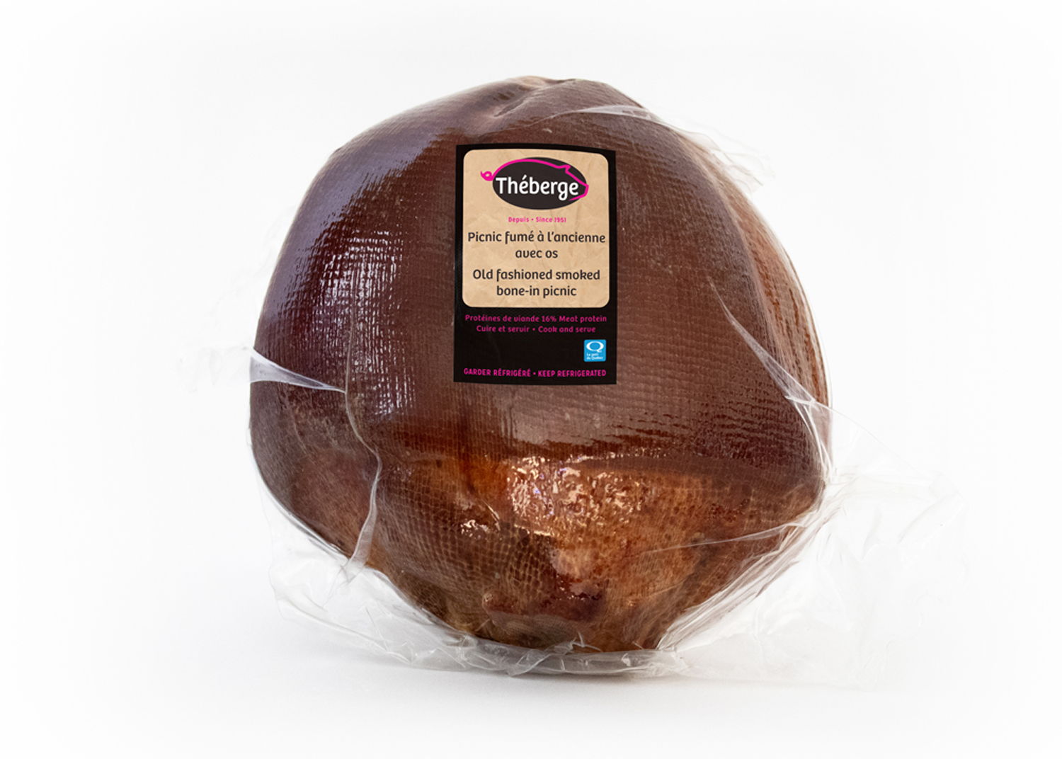 Old-fashioned smoked bone-in picnic ham - Charcuteries et Salaison Théberge