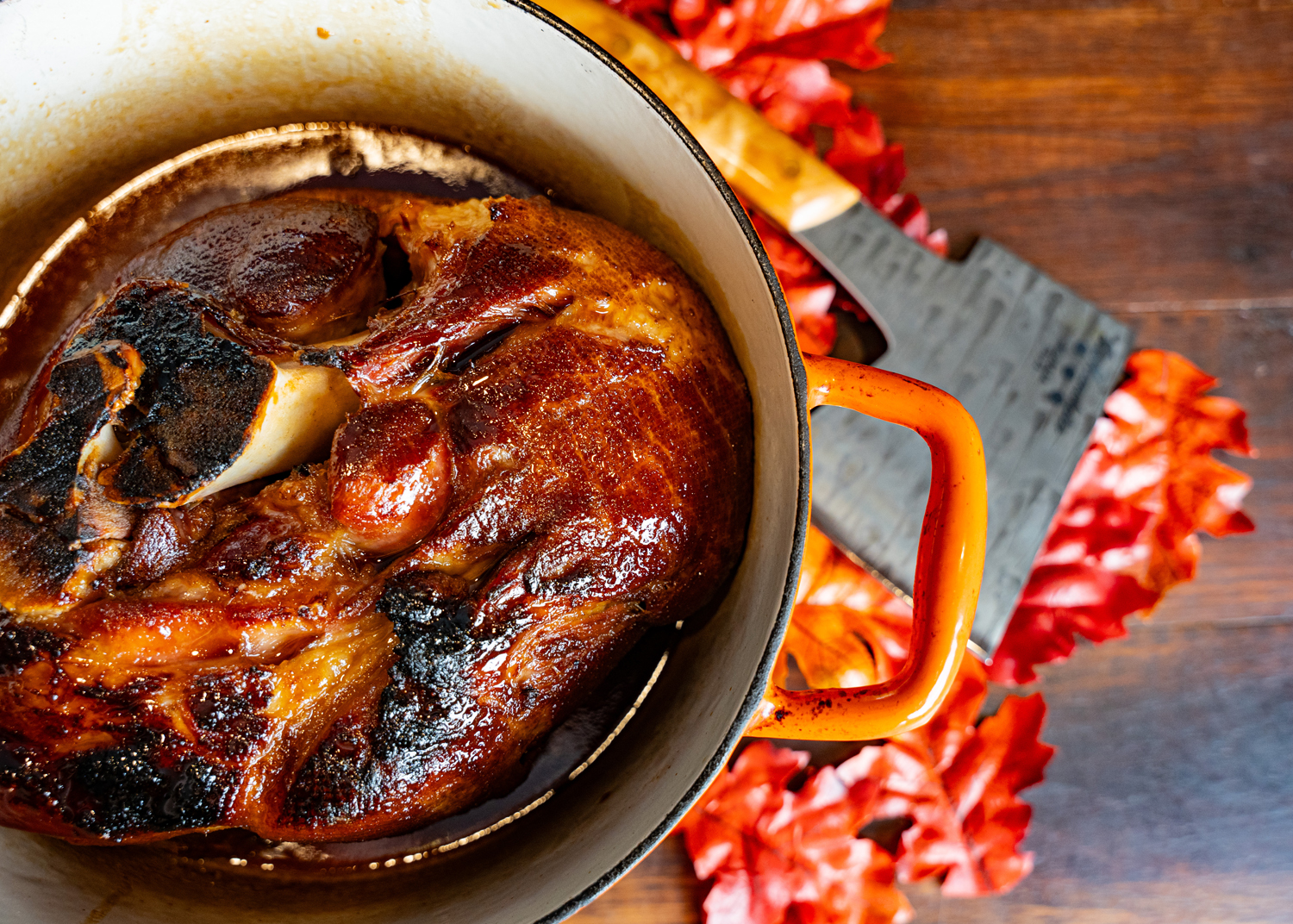 Honey and balsamic braised ham - Charcuteries et Salaison Théberge